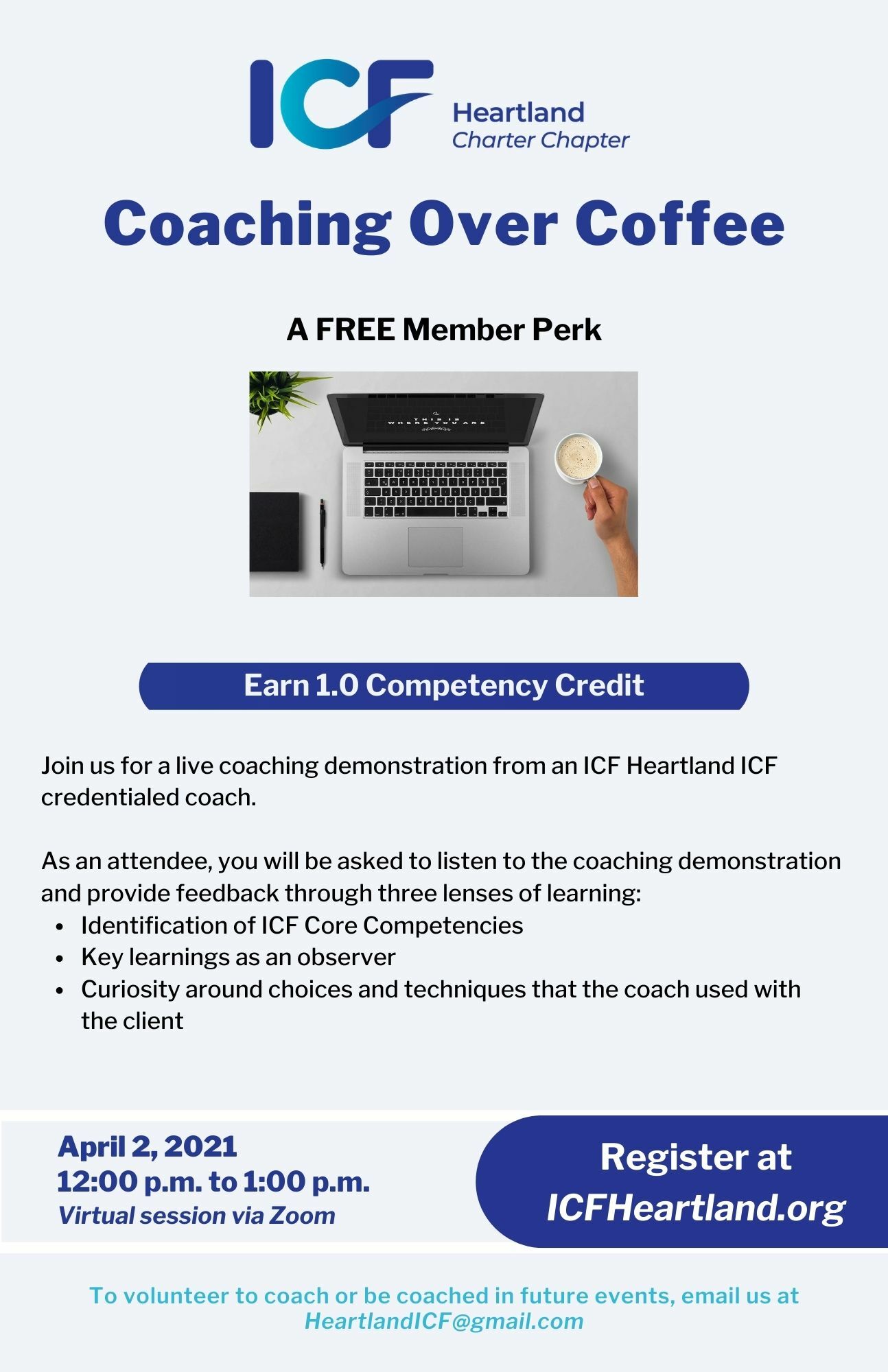 Coaching Over Coffee - Free to Members - April 2 - Events - ICF ...