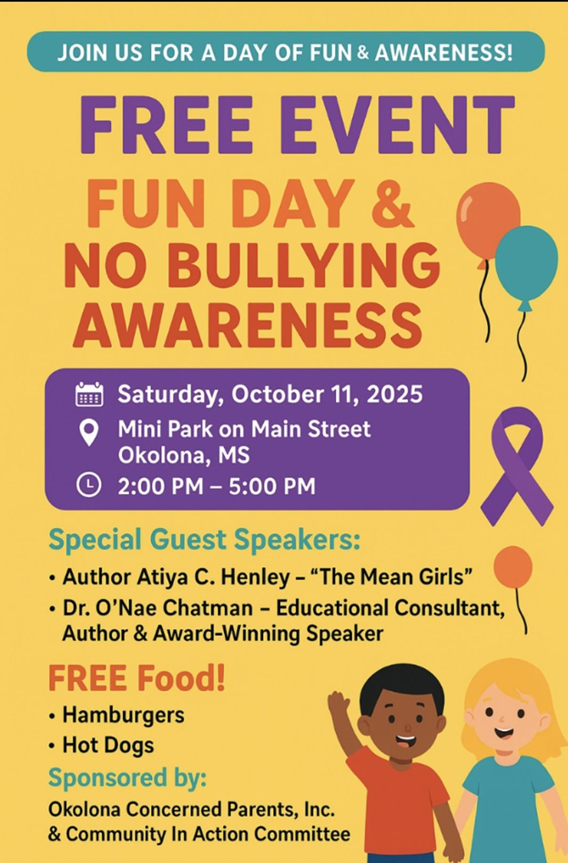 Join Us for a Day of Fun and No Bullying Awareness - Events - Okolona ...