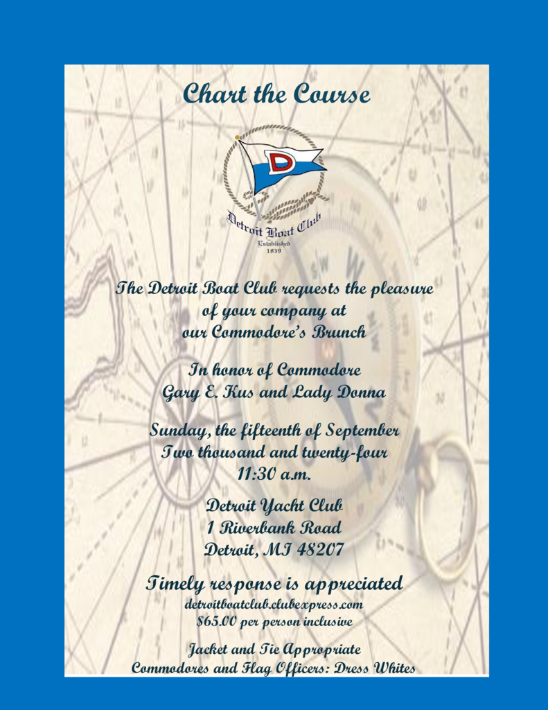 2024 Commodore Brunch at the Detroit Yacht Club - Events - Detroit Boat ...