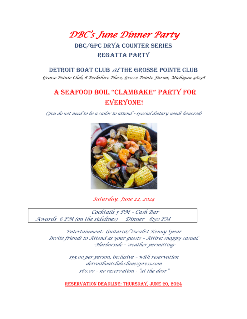 DBC-GPC-Regatta-Party--2024 - Events - Detroit Boat Club