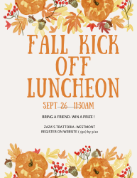 Fall Kick Off Luncheon 2024-REGISTRATION NOW OPEN - Events - Newcomers ...