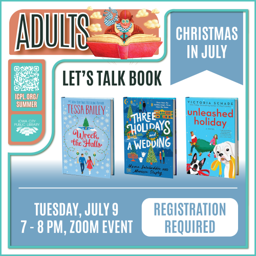 Let's Talk Books: Christmas in July - Calendar - TRAIL of Johnson County