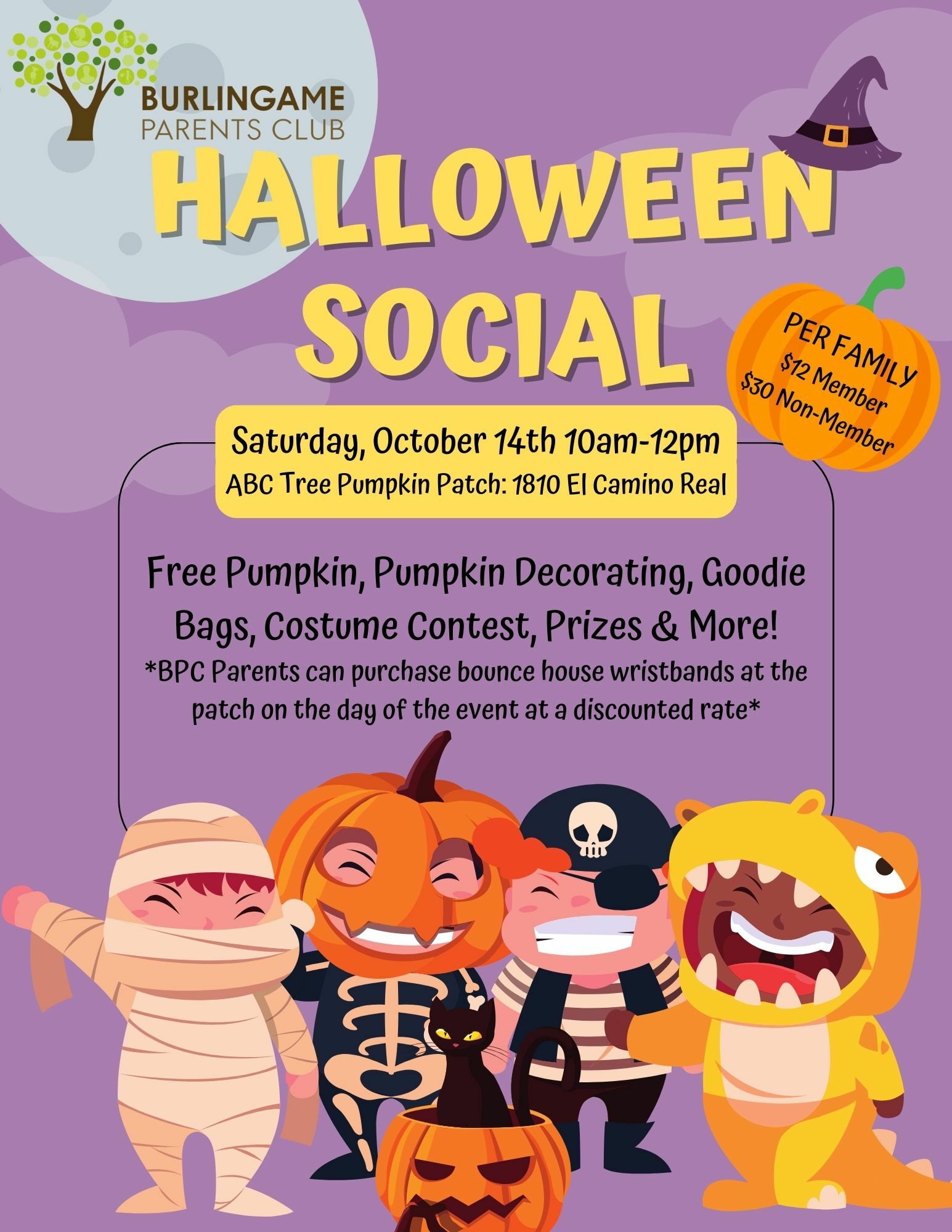 Halloween Social - Events - Burlingame Parents' Club
