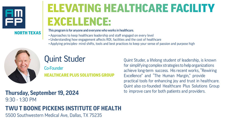 AMFP NTX: Elevating Healthcare Facility Excellence - Events ...