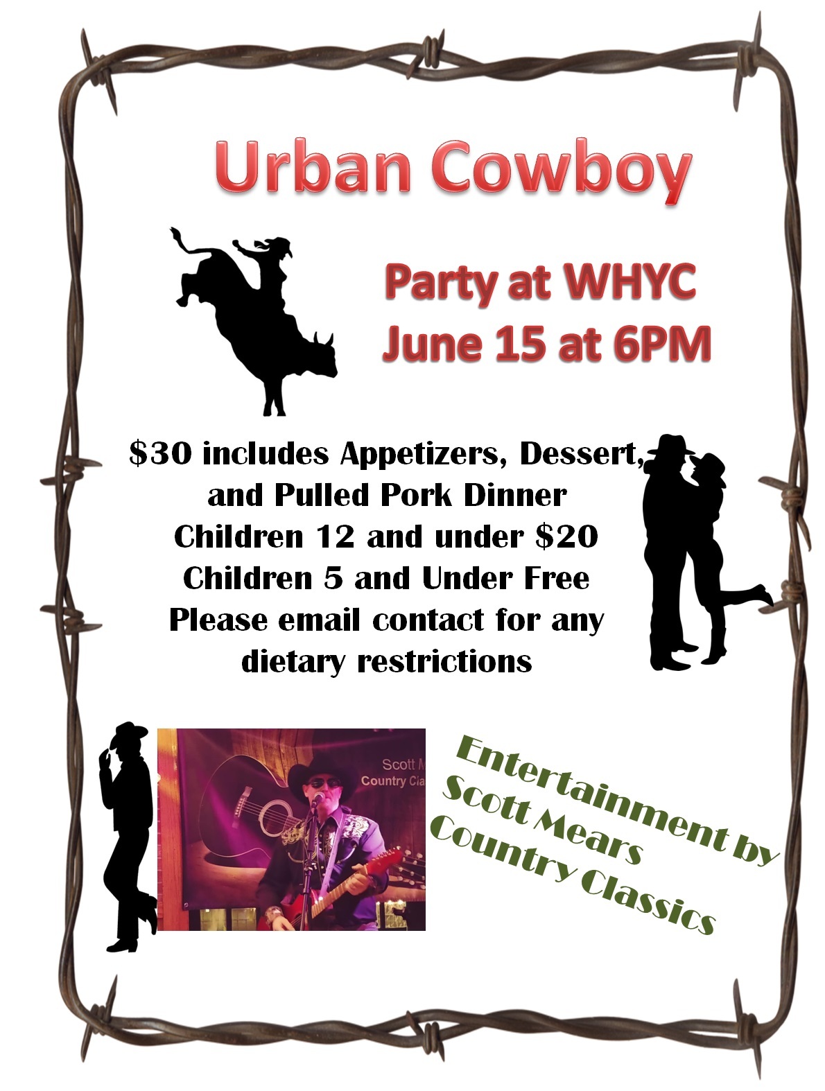 WHYC Party - Urban Cowboy - Events - Winthrop Harbor Yacht Club