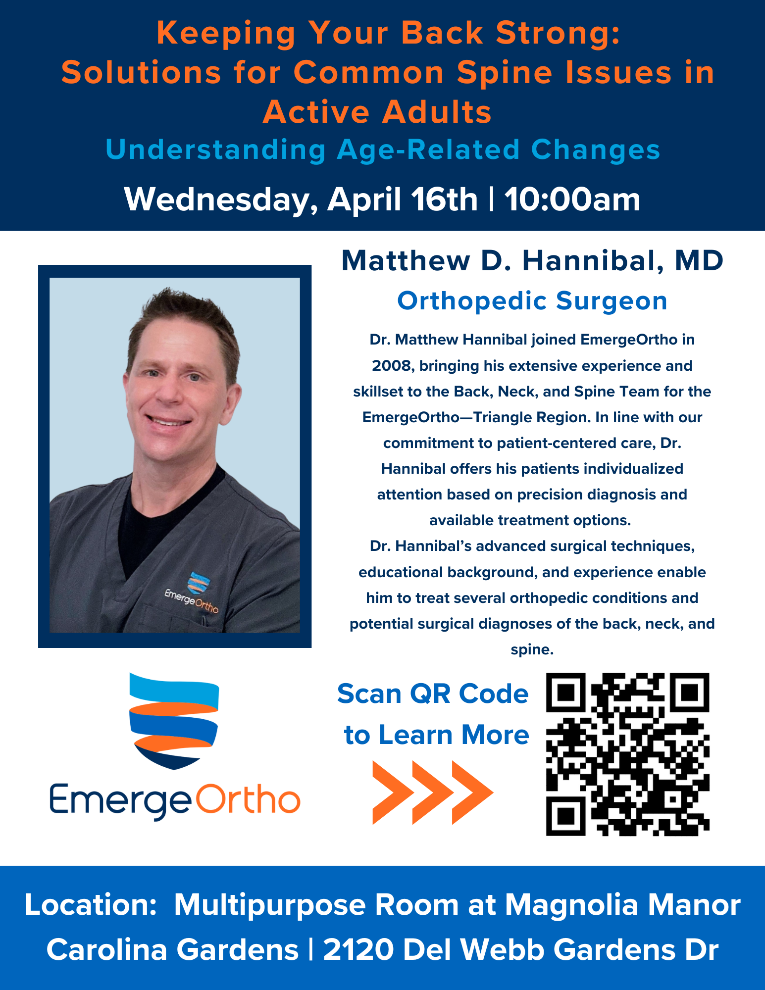 Presentation: Keeping Your Back Strong - Events - Carolina Gardens by ...