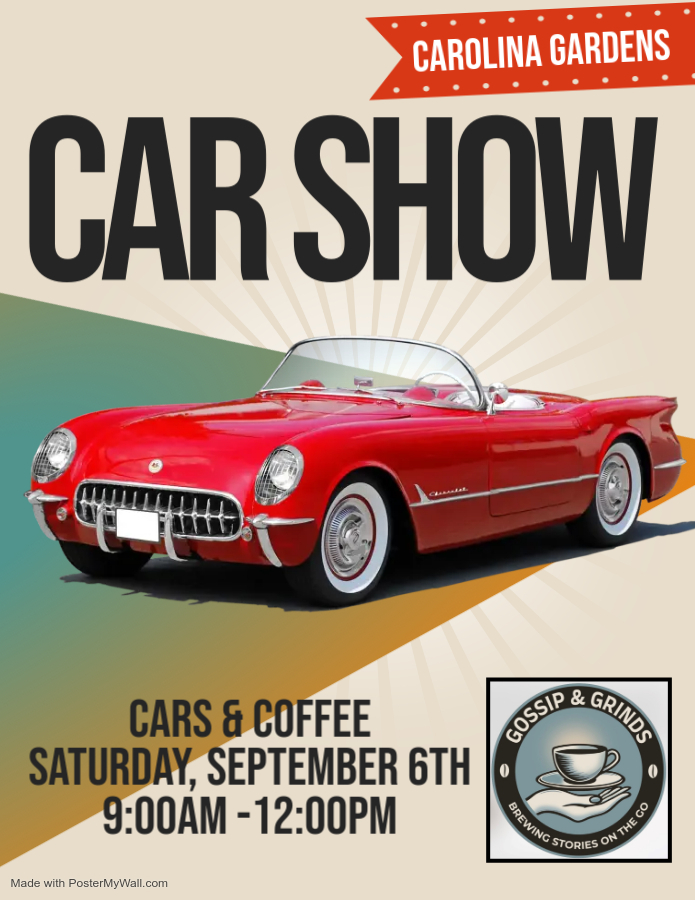 Carolina Gardens Car Show- "Cars & Coffee" - Events - Carolina Gardens ...