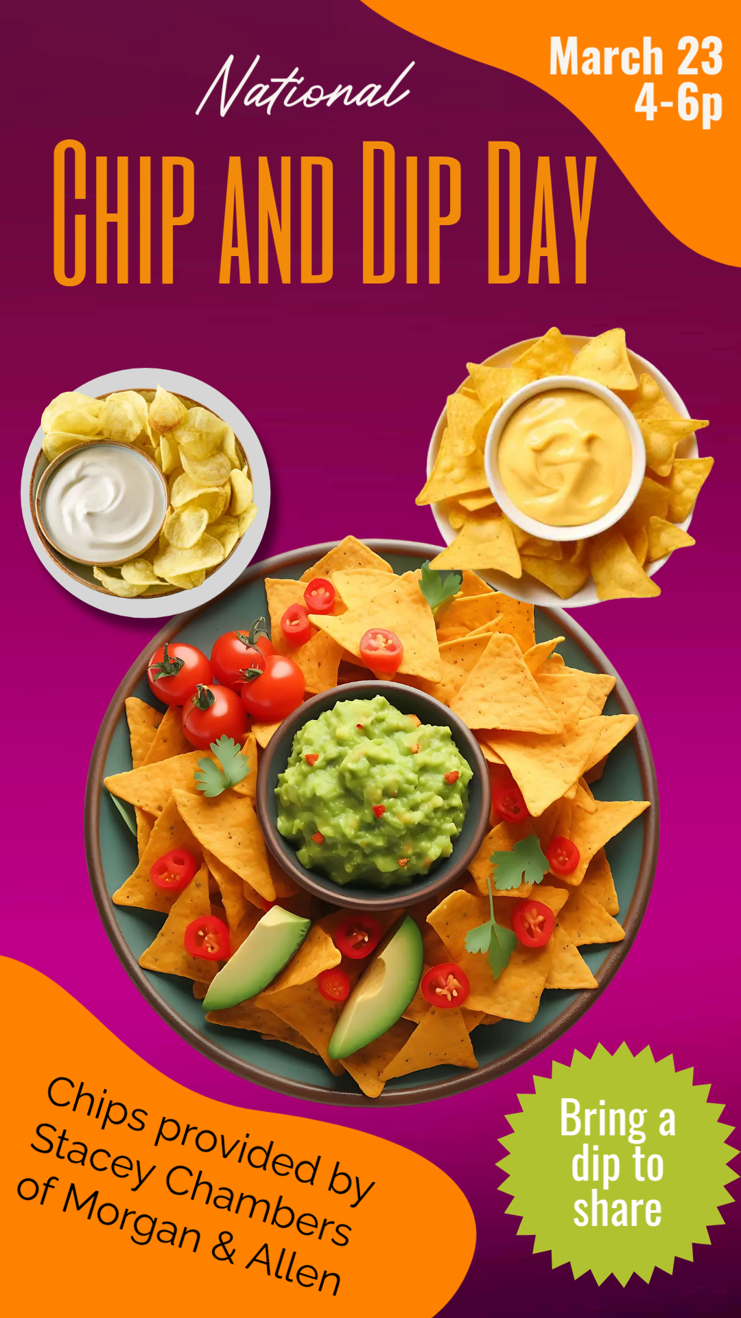 Chip & Dip Happy Hour - Events - Carolina Gardens by Del Webb