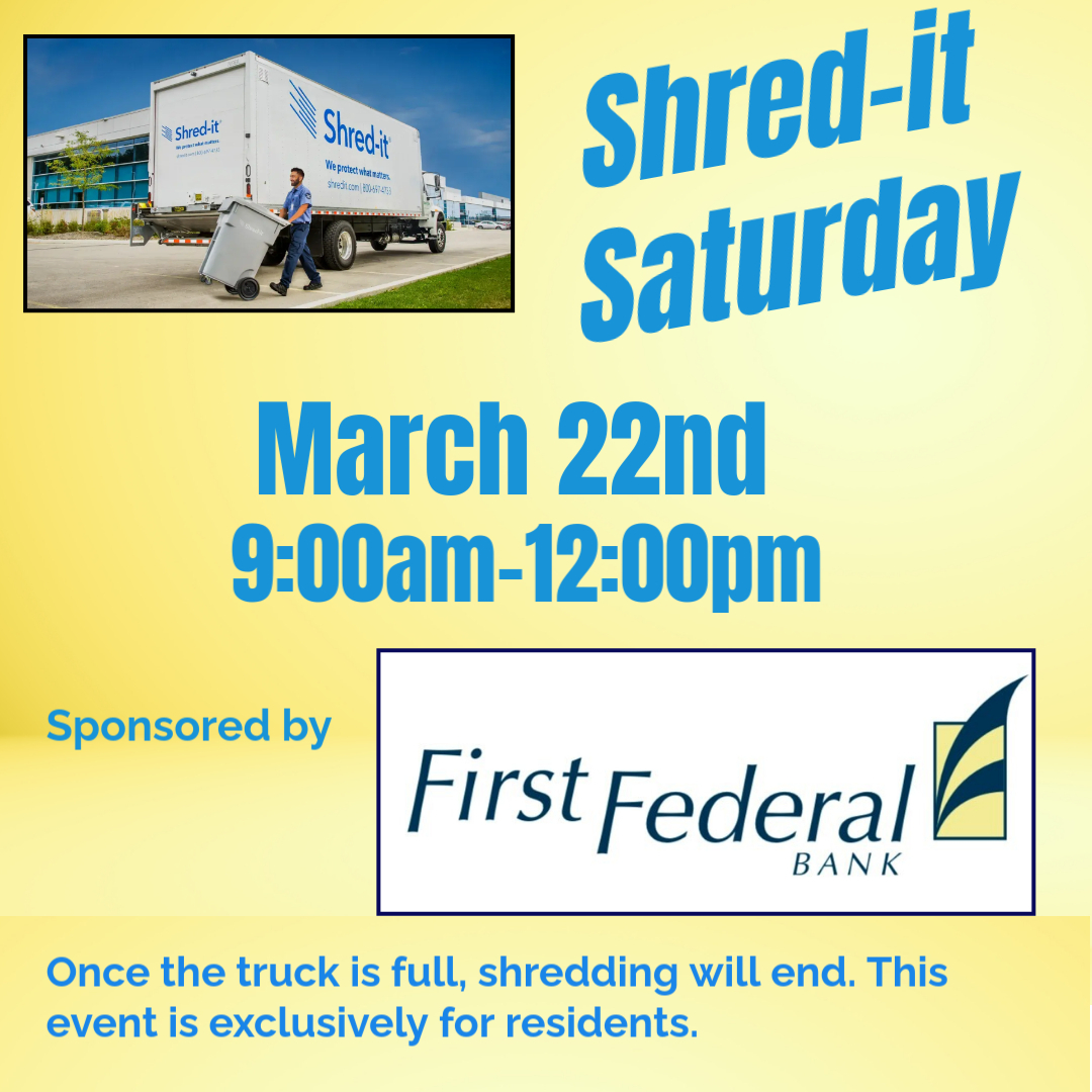 Shred-It Saturday - Events - Carolina Gardens by Del Webb