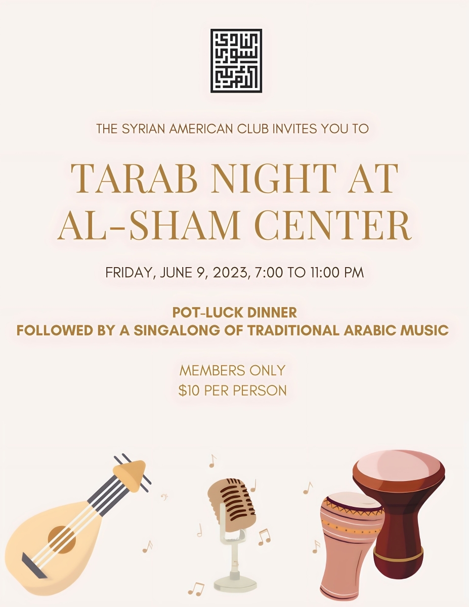 TARAB NIGHT - Events - Syrian American Club, Inc.
