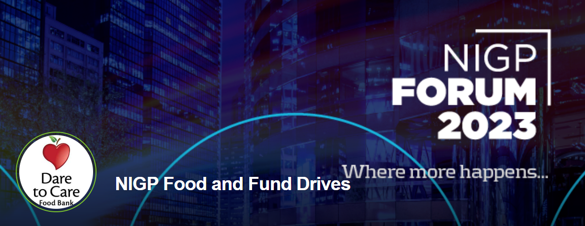 NIGP Forum Food and Fund Drives - Georgia Chapter of NIGP