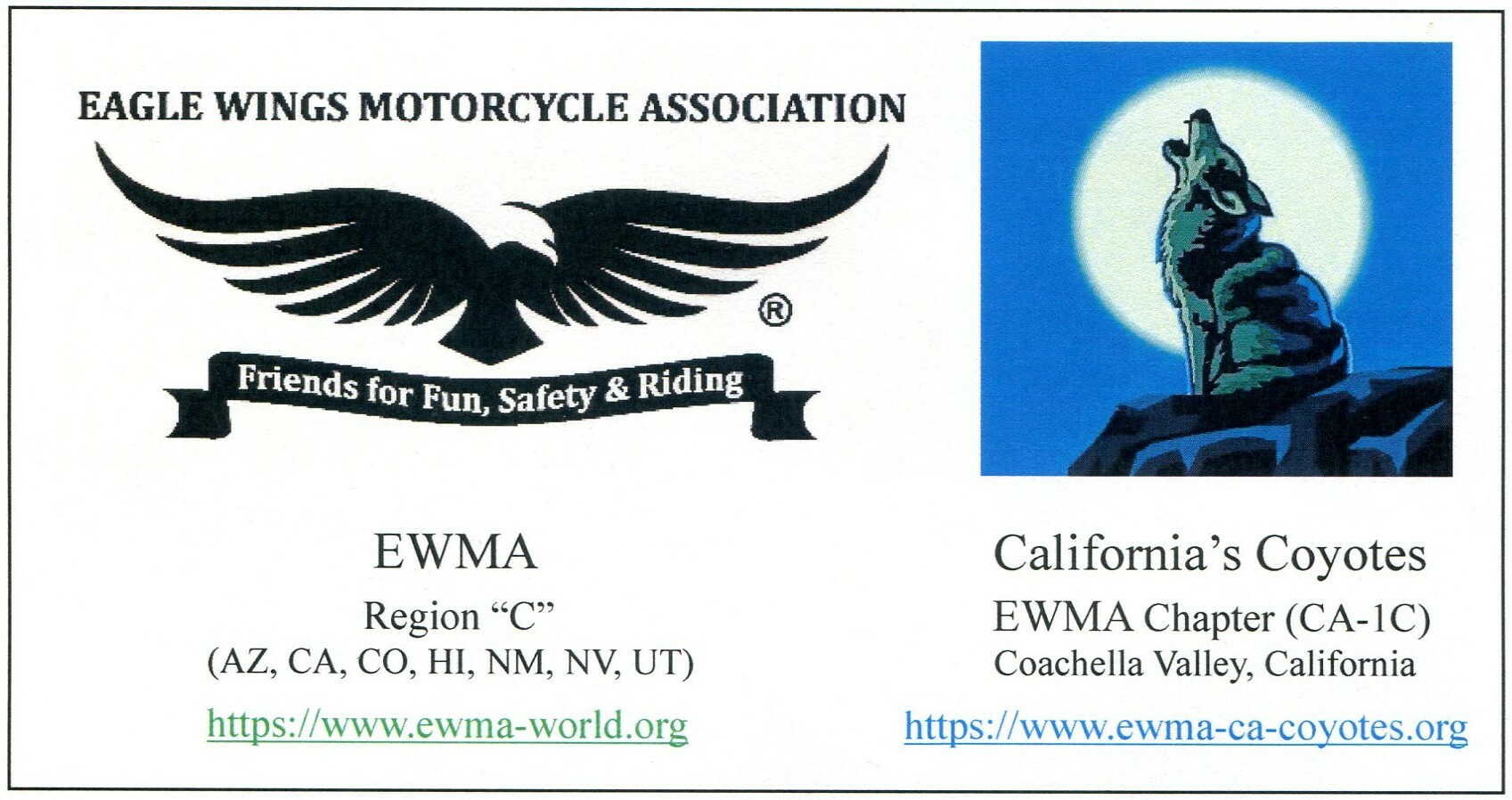 Chapter CA-1C - Eagle Wings Motorcycle Association