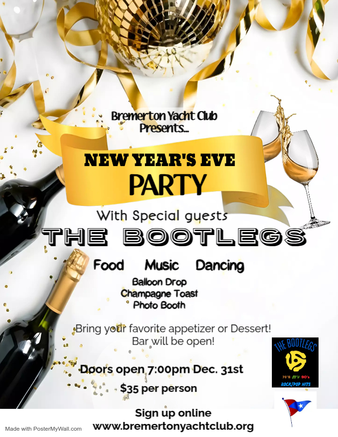 New Year's Eve Party! - Events - Bremerton Yacht Club