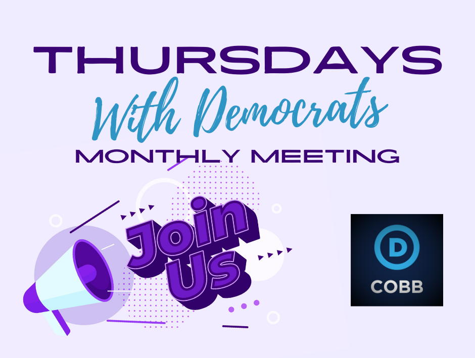 Thursday with Democrats - Events - Cobb County Democratic Party