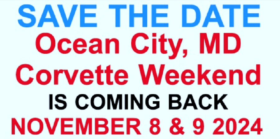 Corvette Weekend @ Ocean City - Events - Old Dominion Corvette Club