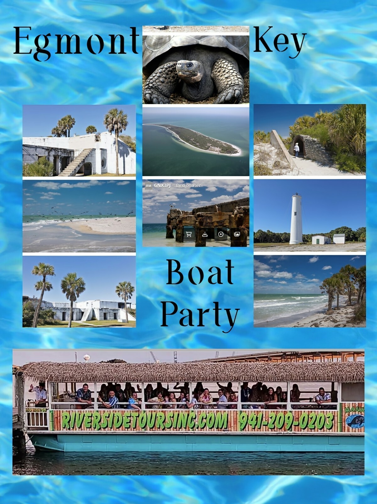 Private Tiki Boat Party and ride to Egmont Key for a, Beach, Snorkeling ...