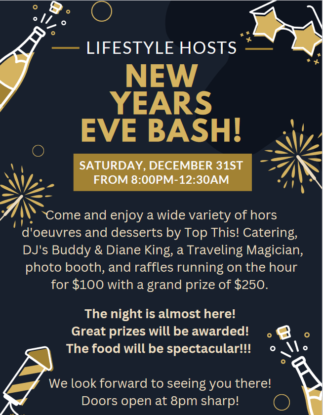 New Years Eve Bash - Let's ring in the New Year together! - Carolina ...