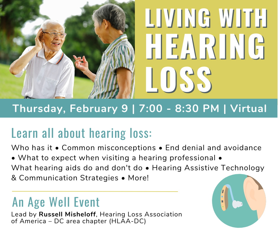 Living with Hearing Loss - Events - Greater Brookland Intergenerational ...
