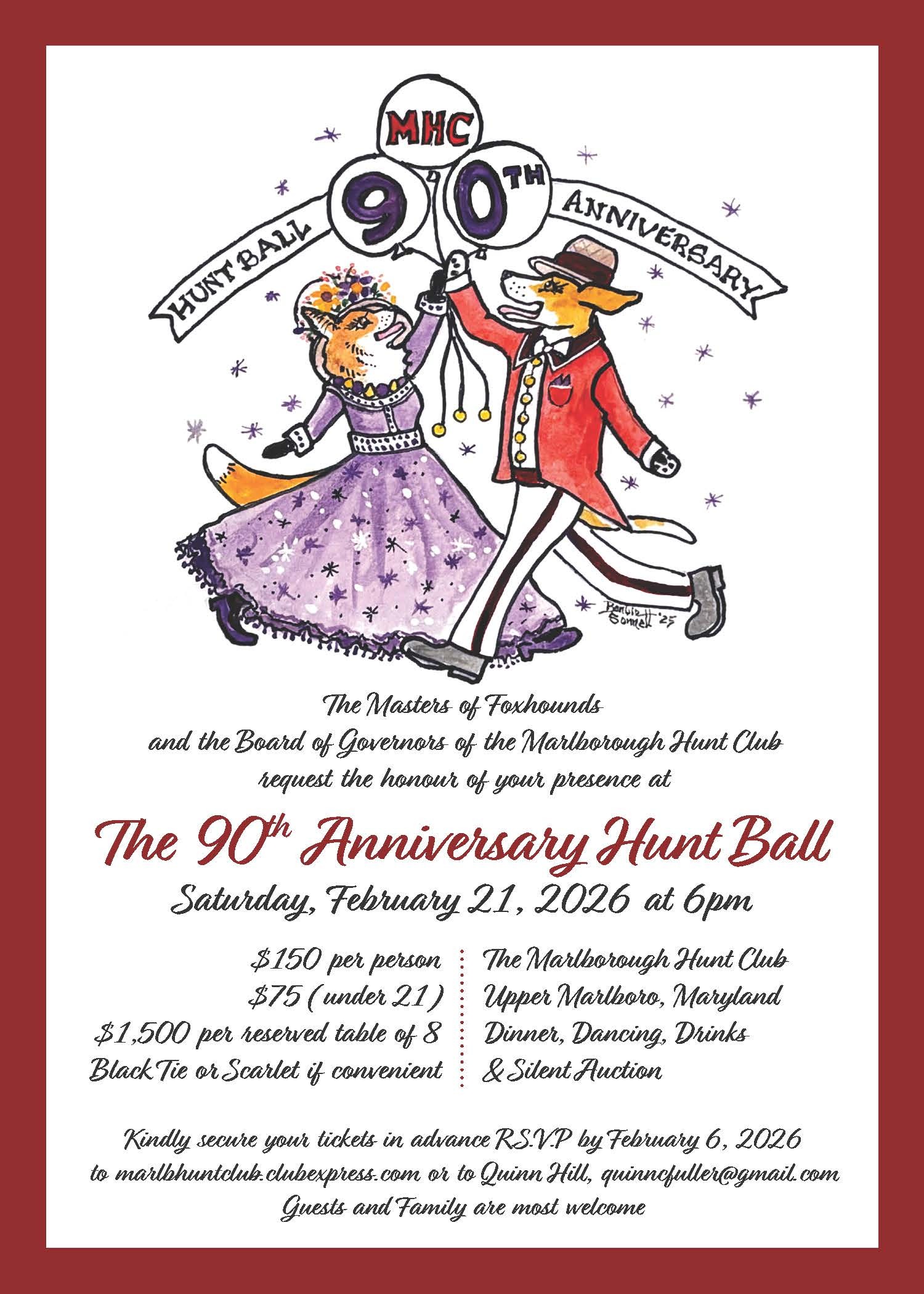 Hunt Ball 2026 - Events - Marlborough Hunt Club, Inc.